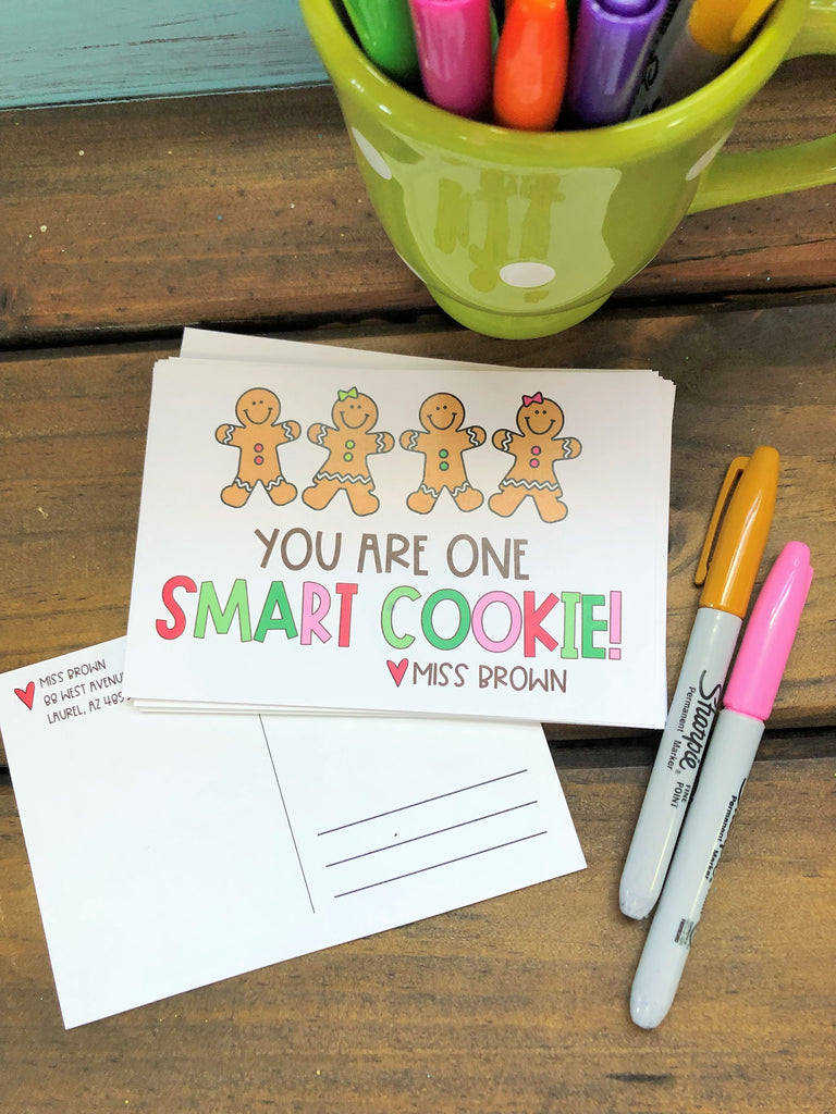 Smart Cookie Teacher Postcards – DoodleBugsPaper