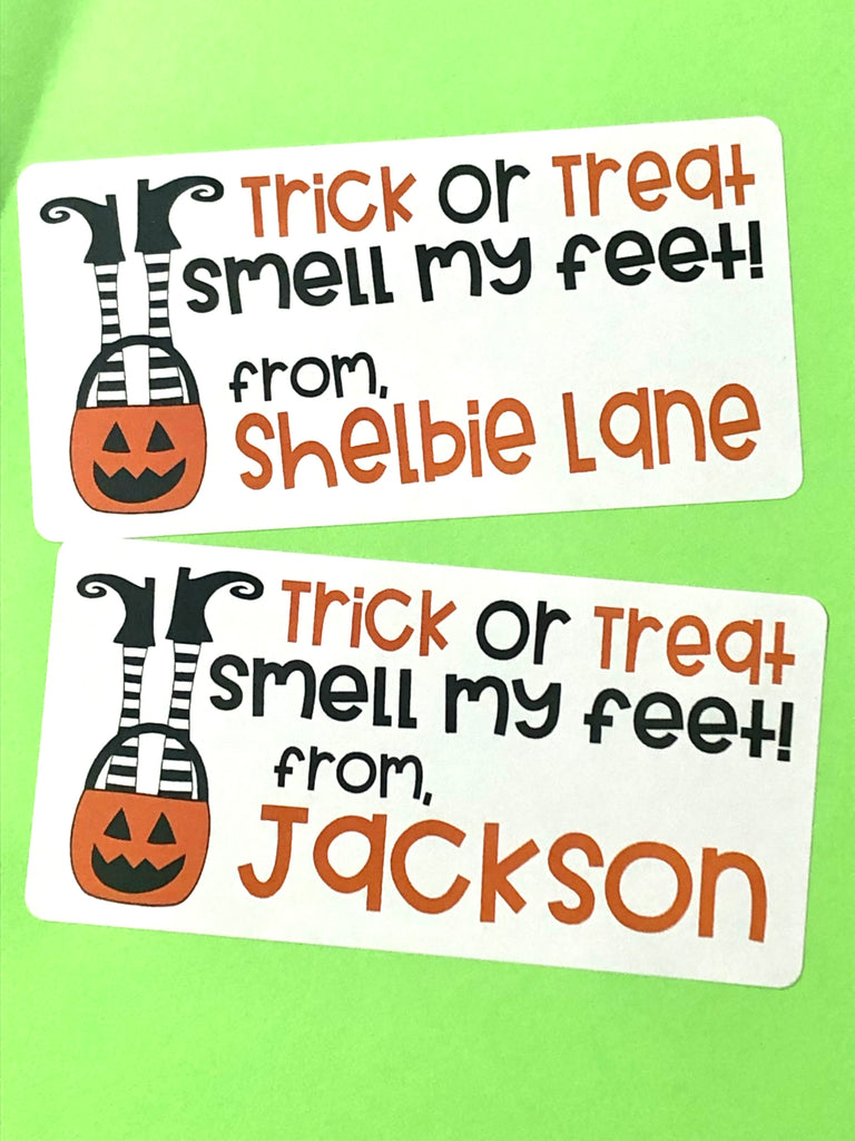 Smell My Feet Halloween Stickers – DoodleBugsPaper