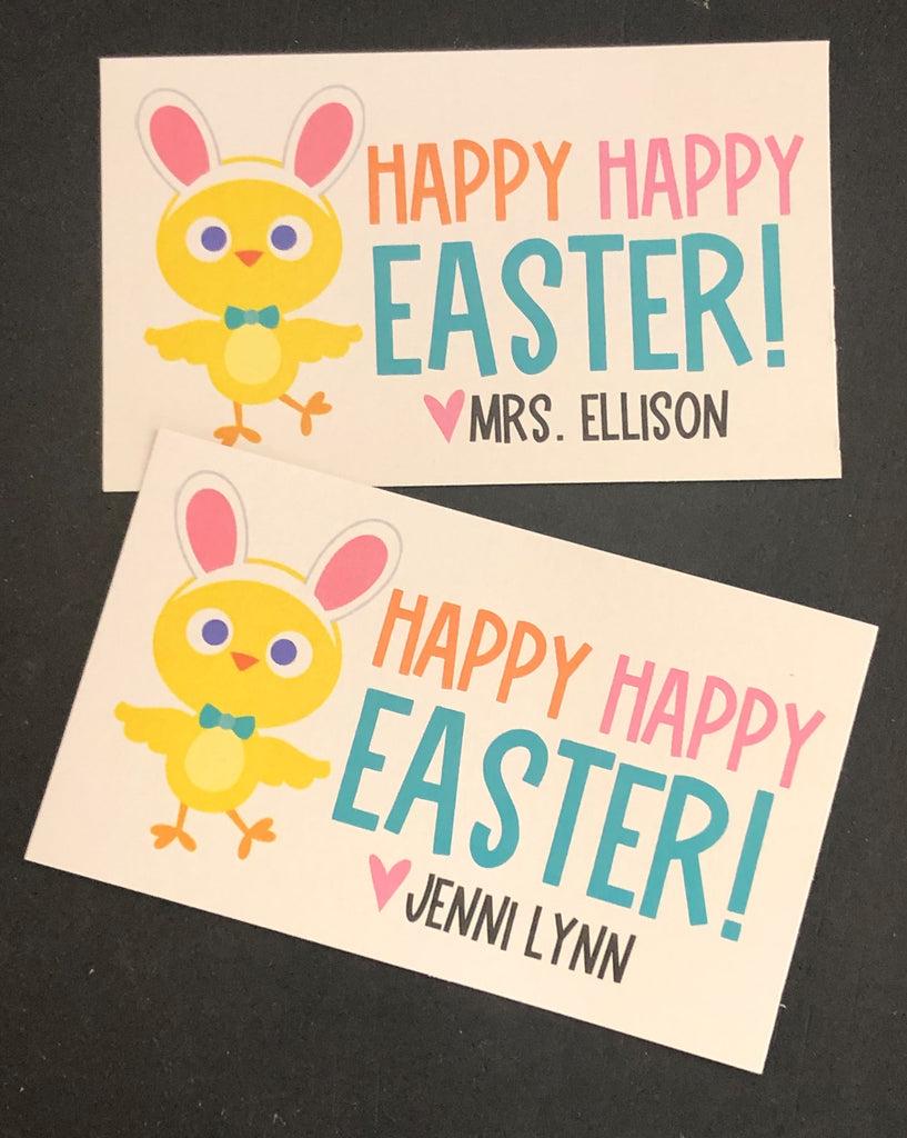Dancing Chick Easter Treat Tags – DoodleBugsPaper