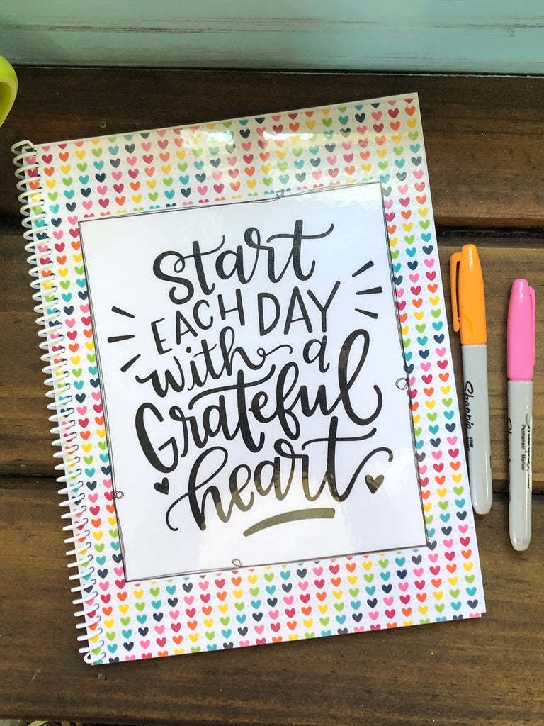 Start Each Day Side Spiral Notebook – DoodleBugsPaper