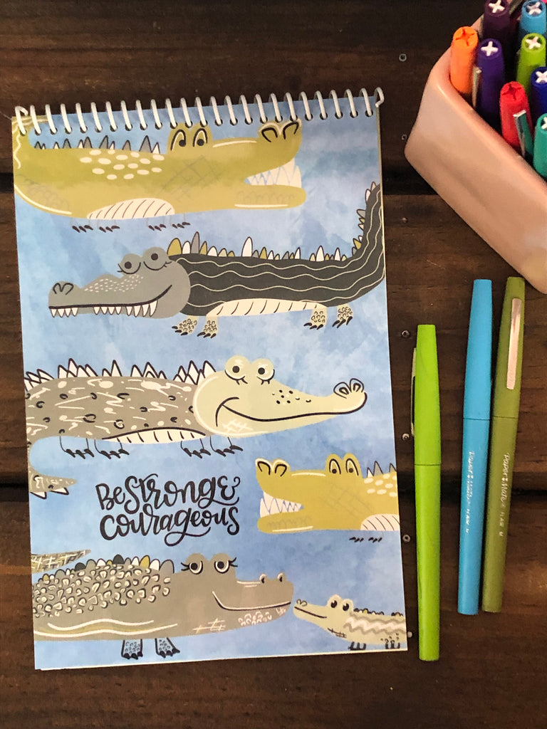 Crocodile Notebook – DoodleBugsPaper