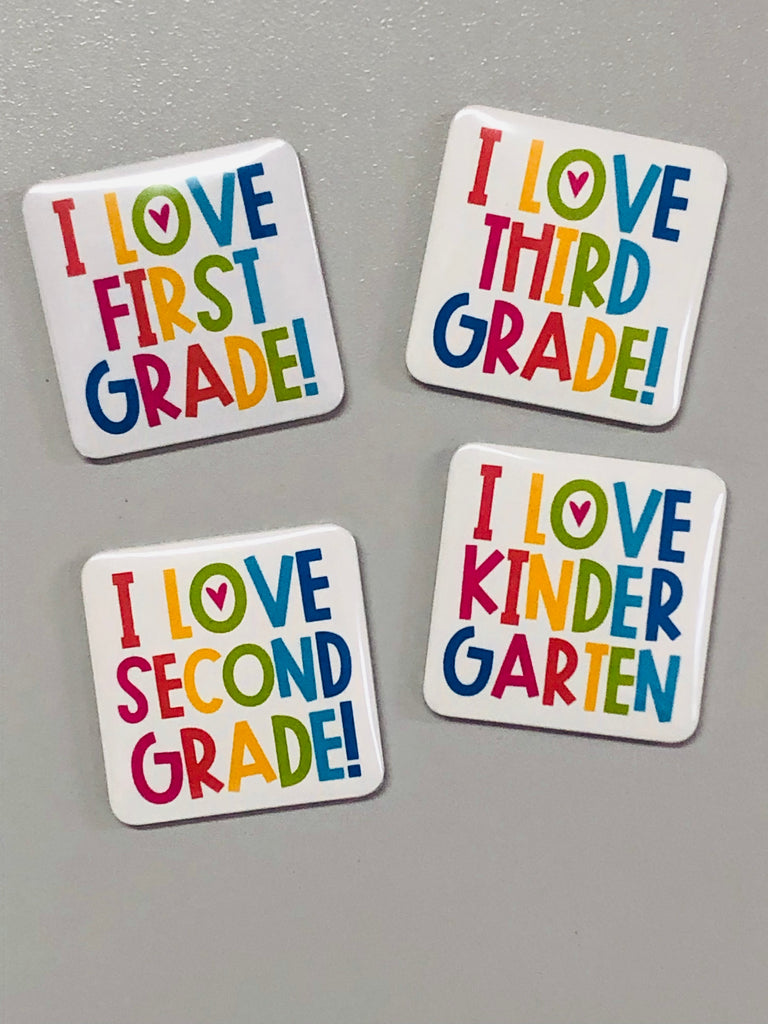 I Love (Grade) Magnet – DoodleBugsPaper