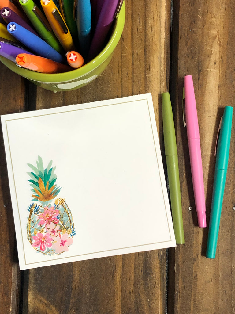 RTS: Pineapple Square Notepad – DoodleBugsPaper