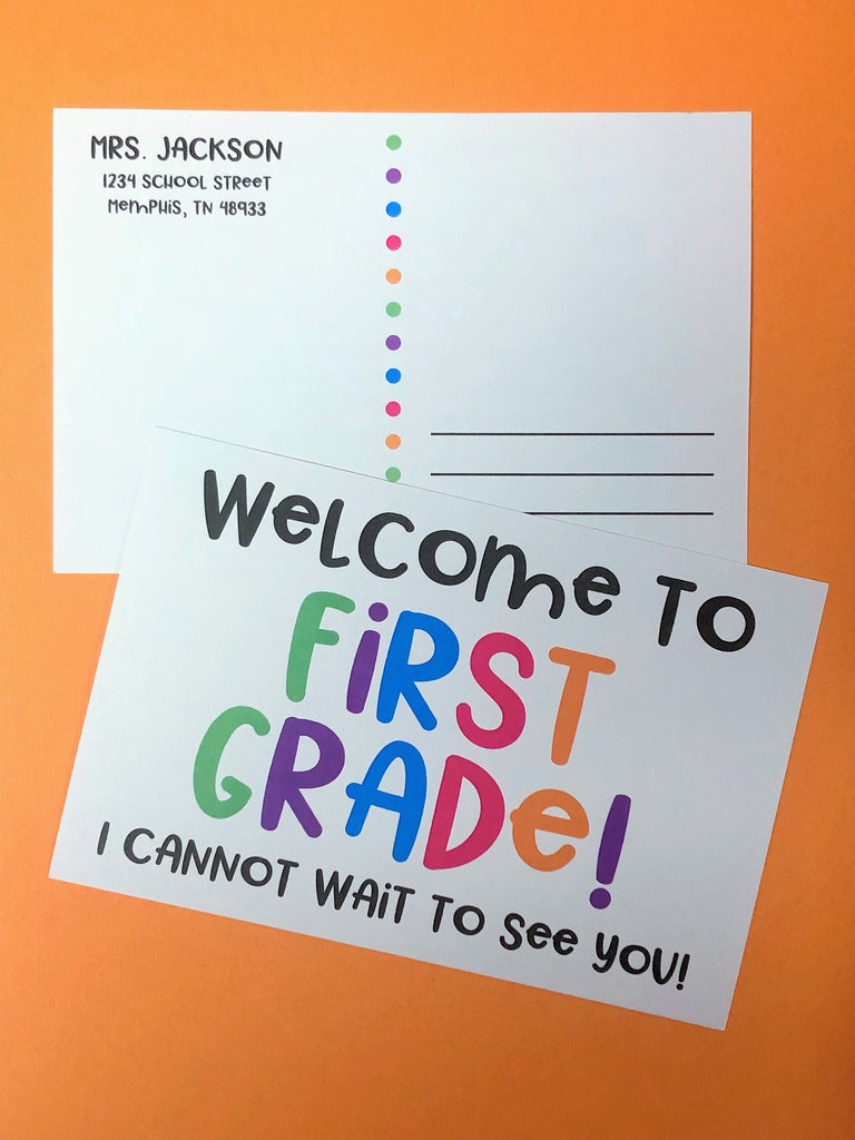 Welcome to... Personalized Teacher Postcards – DoodleBugsPaper
